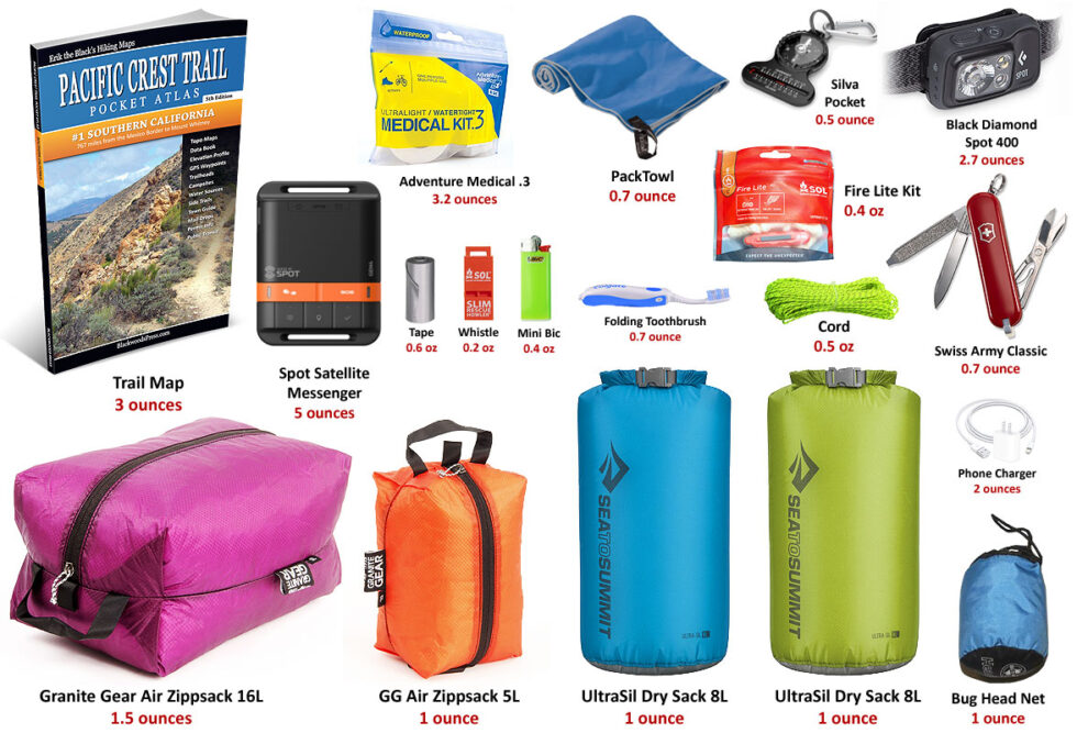 Ultralight Backpacking Gear List | Erik the Black's Backpacking Blog