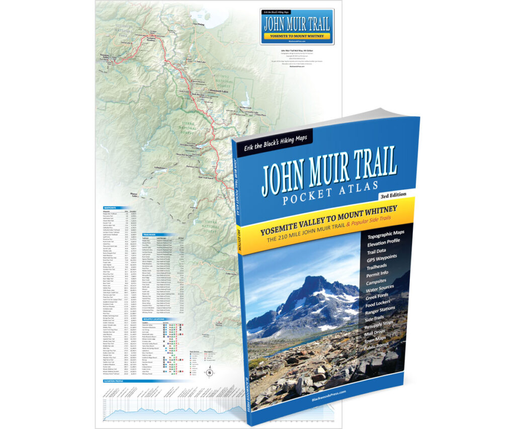 Erik the Black's JMT Map Bundle: Pocket Atlas & Wall Map