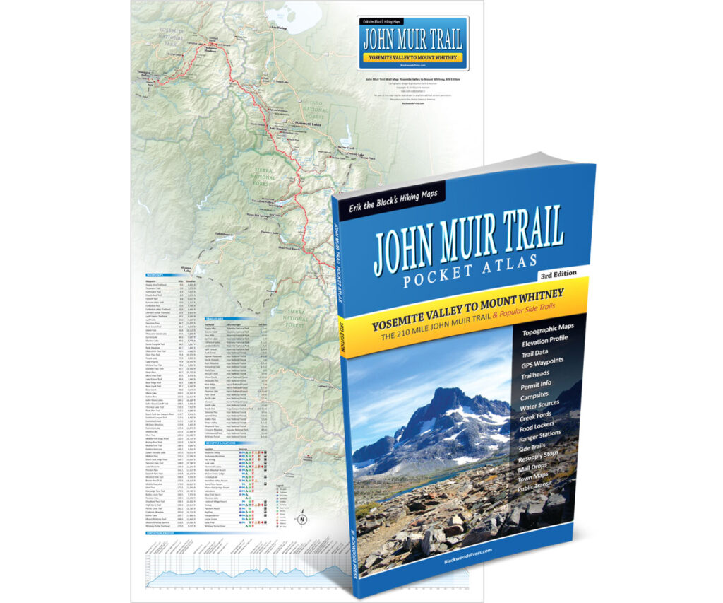 John Muir Trail Map Bundle | Erik The Black's Hiking Maps