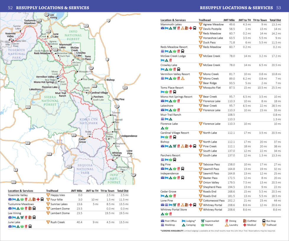 John Muir Trail Maps | Pocket Atlas | Erik The Black's Hiking Maps